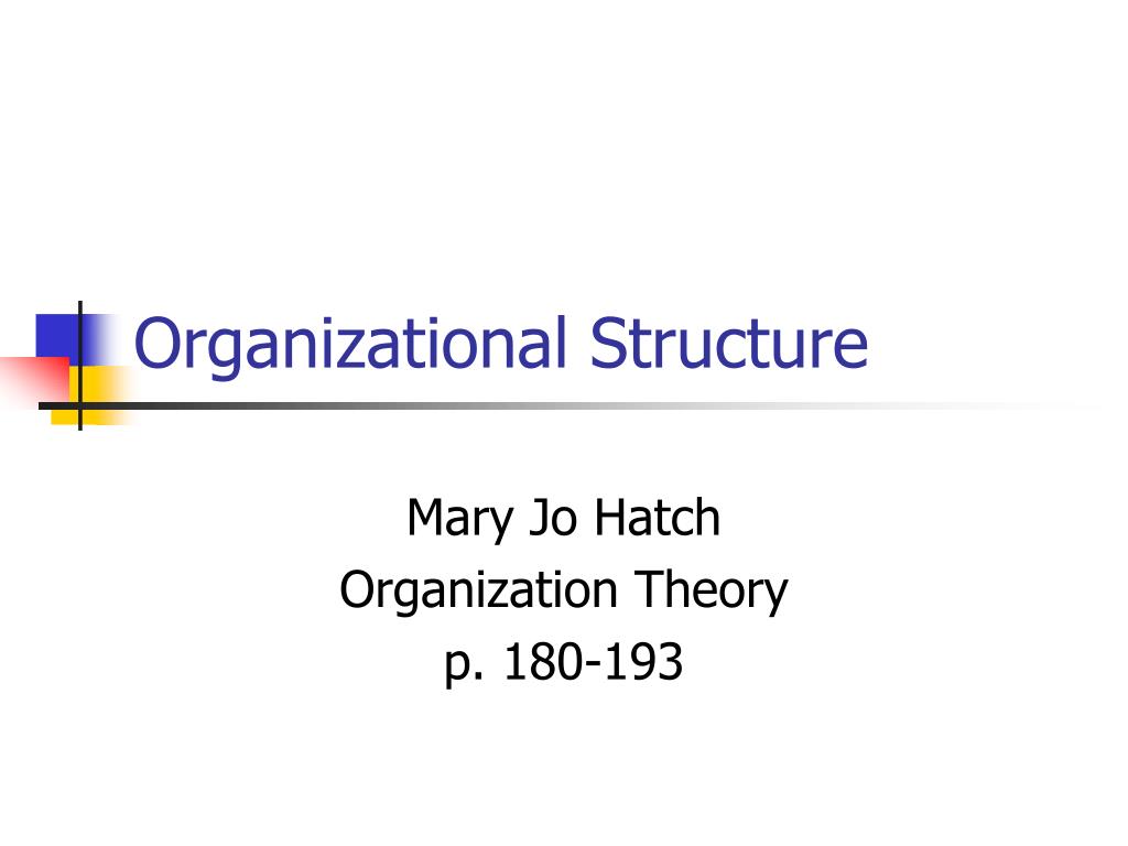 PPT - Organizational Structure PowerPoint Presentation, free download ...