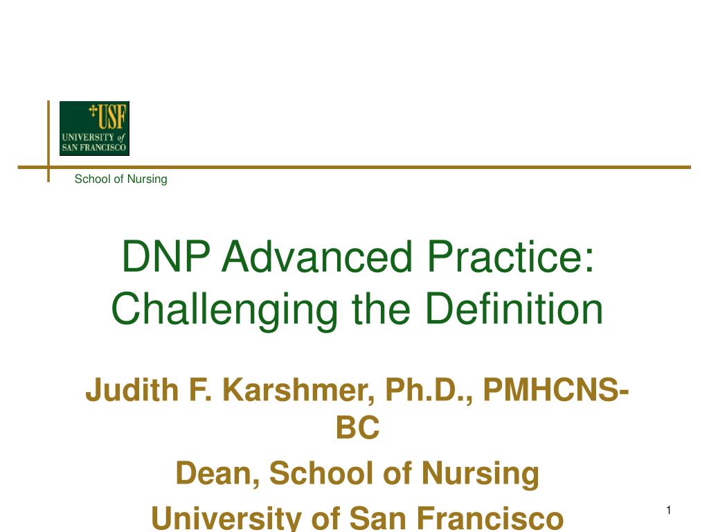 PPT - DNP Advanced Practice: Challenging the Definition PowerPoint ...