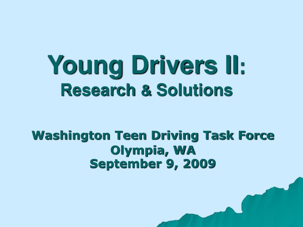 PPT - Young Drivers II : Research & Solutions PowerPoint Presentation ...