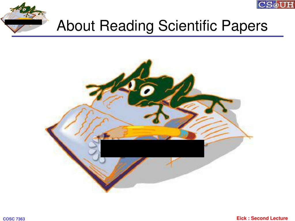 PPT - About Reading Scientific Papers PowerPoint Presentation, free ...