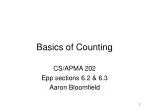 PPT - Methods of Counting PowerPoint Presentation, free download - ID ...