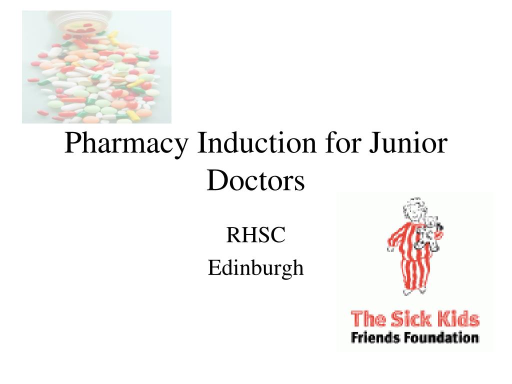 PPT - Pharmacy Induction for Junior Doctors PowerPoint Presentation ...
