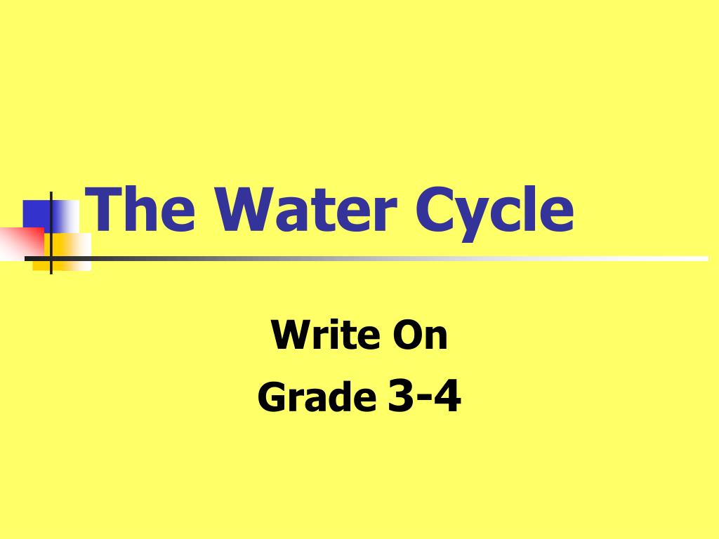 PPT - The Water Cycle PowerPoint Presentation, free download - ID:27475