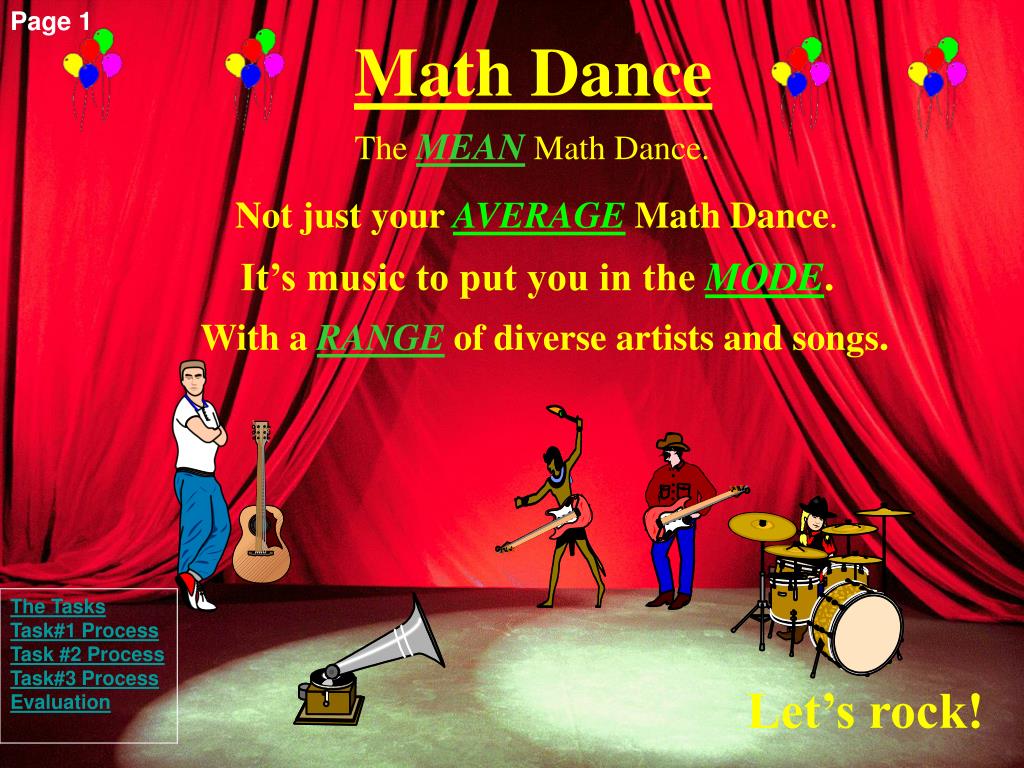 PPT - Math Dance PowerPoint Presentation, free download - ID:2755