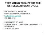 PPT - The Mining Cycle PowerPoint Presentation, free download - ID:7518647