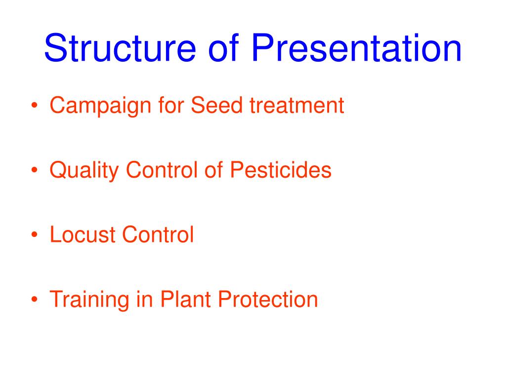 PPT - Structure of Presentation PowerPoint Presentation, free download ...