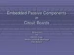PPT - Passive Components: Capacitors & Resistors PowerPoint ...