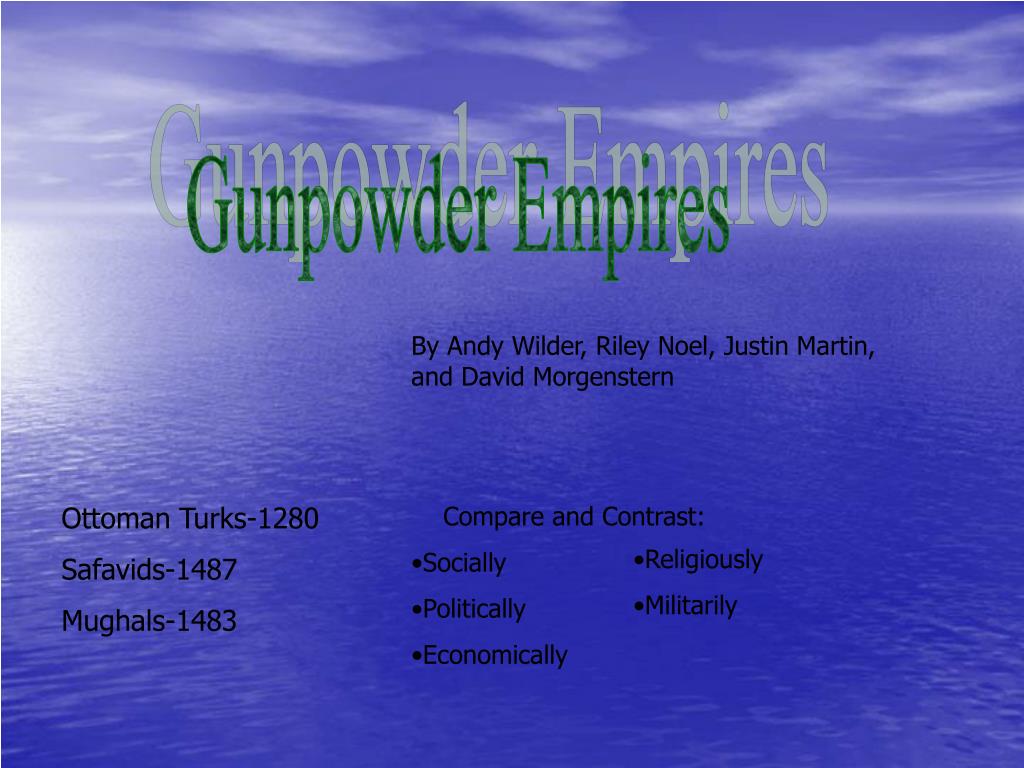 PPT - Gunpowder Empires PowerPoint Presentation, free download - ID:277320