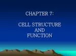 PPT - CHAPTER - 8 CELL – STRUCTURE AND FUNCTIONS PowerPoint ...