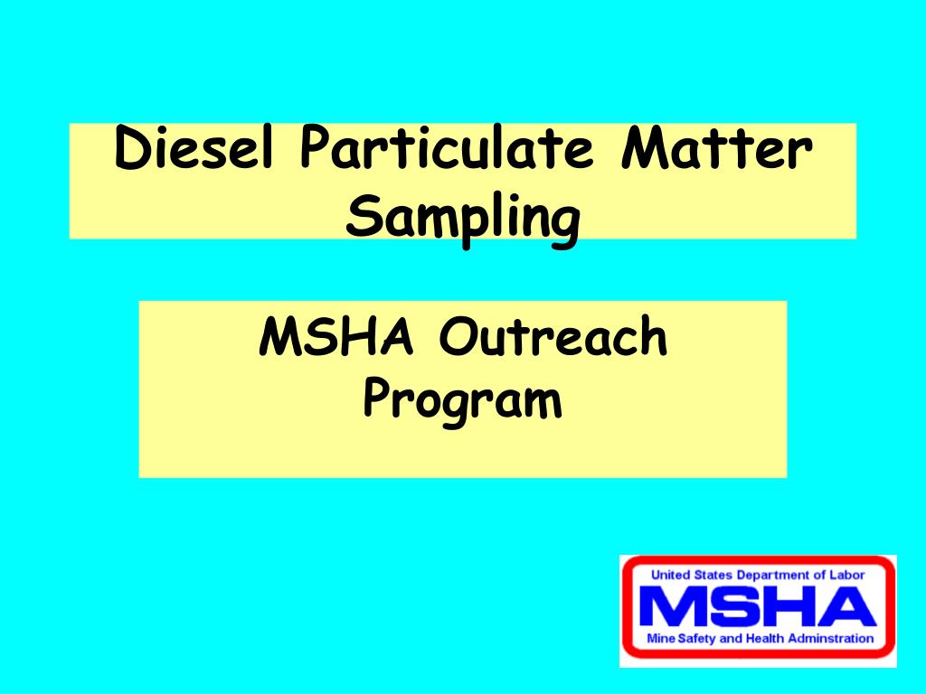 PPT - Diesel Particulate Matter Sampling PowerPoint Presentation, free ...