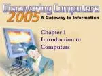 PPT - Chapter 1 Introduction to Computers PowerPoint Presentation, free ...