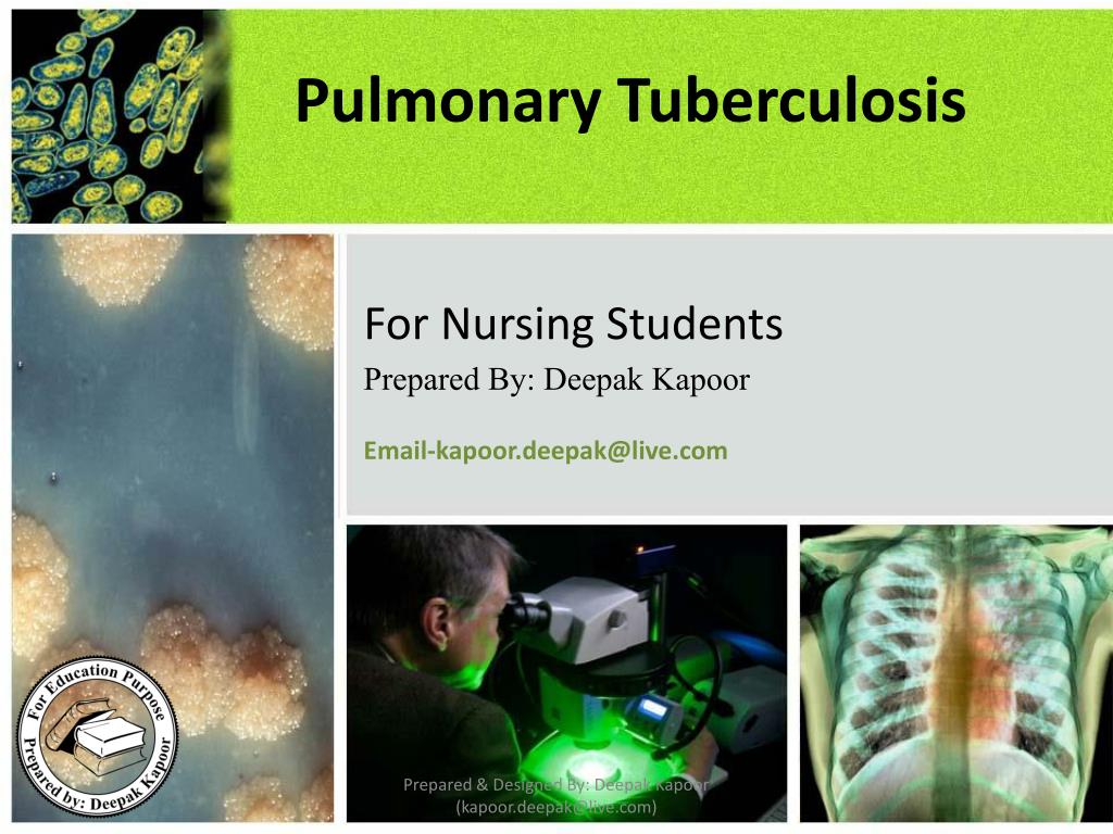 PPT - Pulmonary Tuberculosis PowerPoint Presentation, free download ...