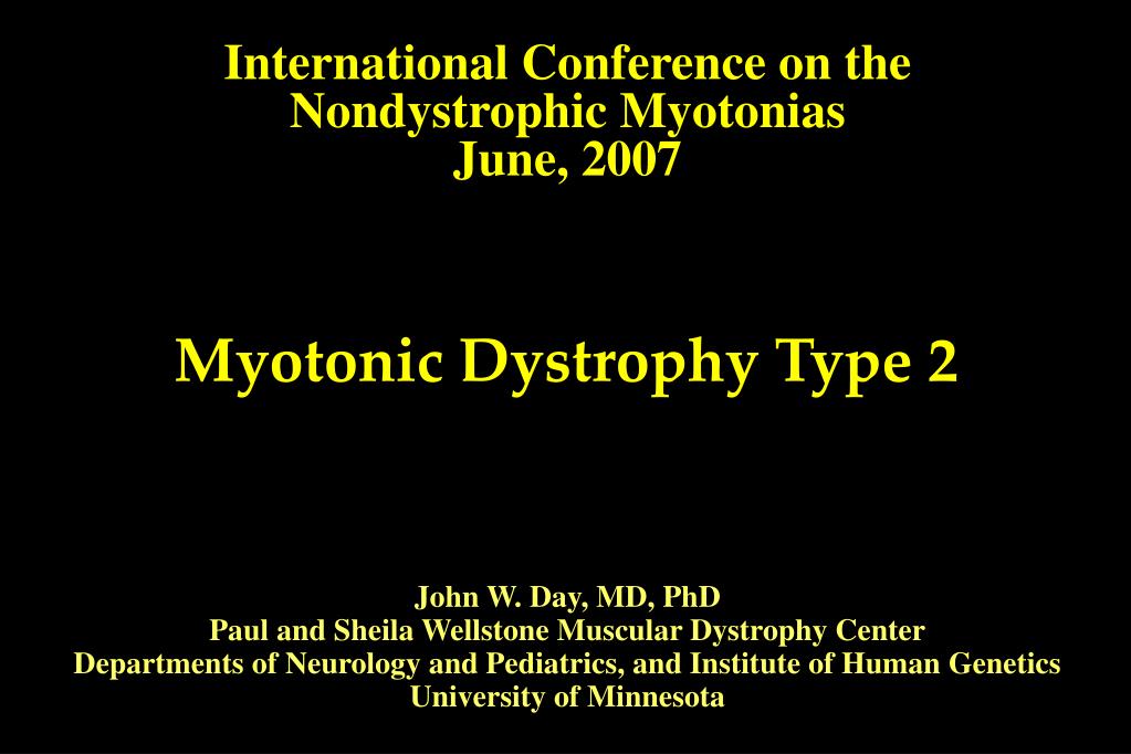 PPT - Myotonic Dystrophy Type 2 PowerPoint Presentation, free download ...