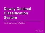 PPT - Dewey Decimal Classification PowerPoint Presentation, free ...
