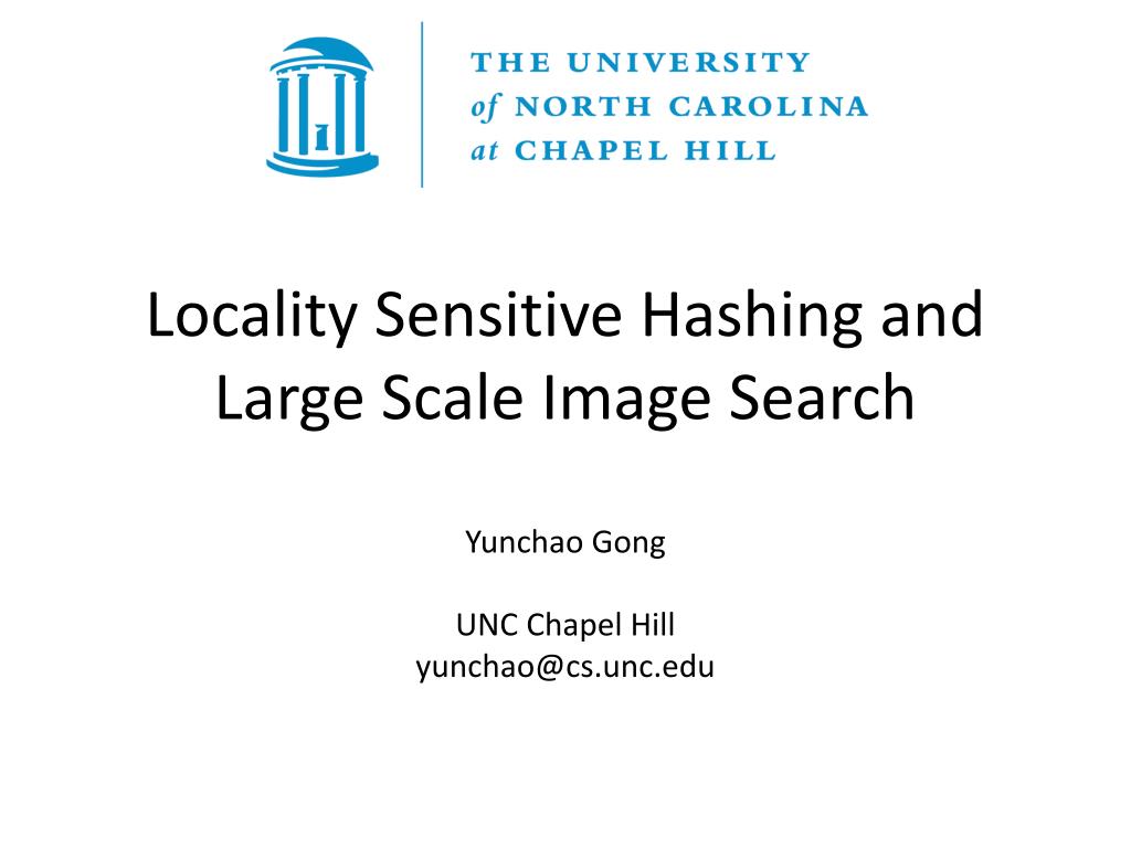 PPT - Locality Sensitive Hashing and Large Scale Image Search PowerPoint Presentation - ID:284461