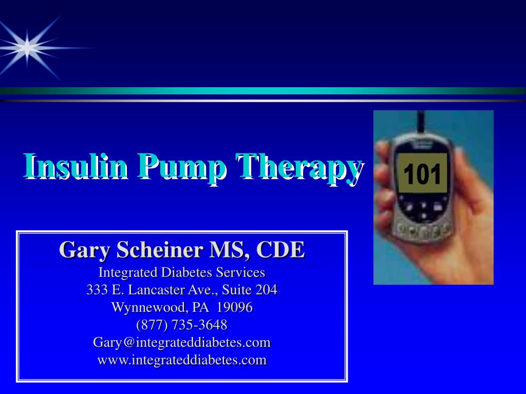 PPT - Insulin Pump Therapy PowerPoint Presentation, free download - ID ...