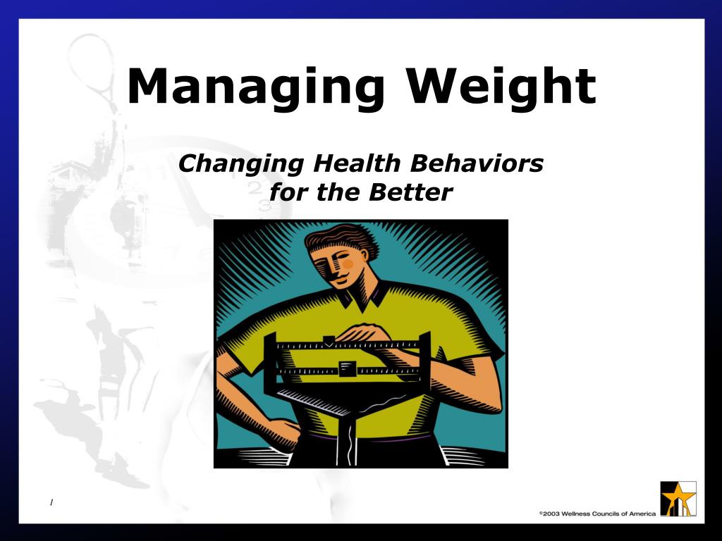 PPT - Managing Weight PowerPoint Presentation, free download - ID:285170
