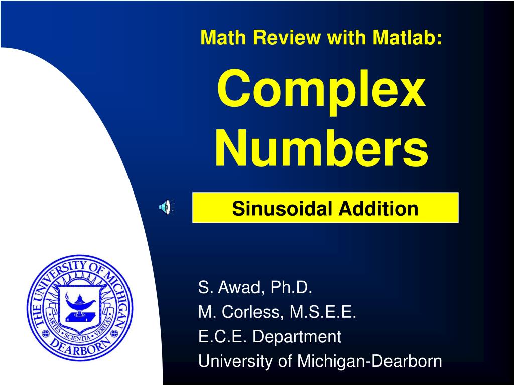 PPT - Complex Numbers PowerPoint Presentation, free download - ID:285395