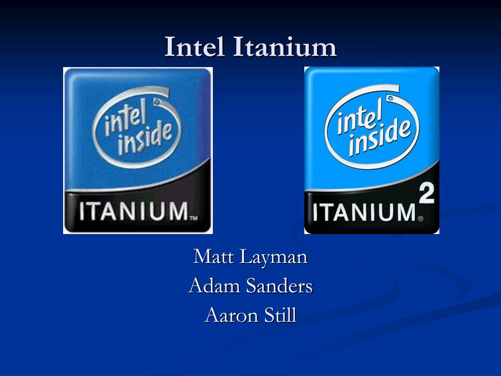 PPT - Intel Itanium PowerPoint Presentation, free download - ID:285540