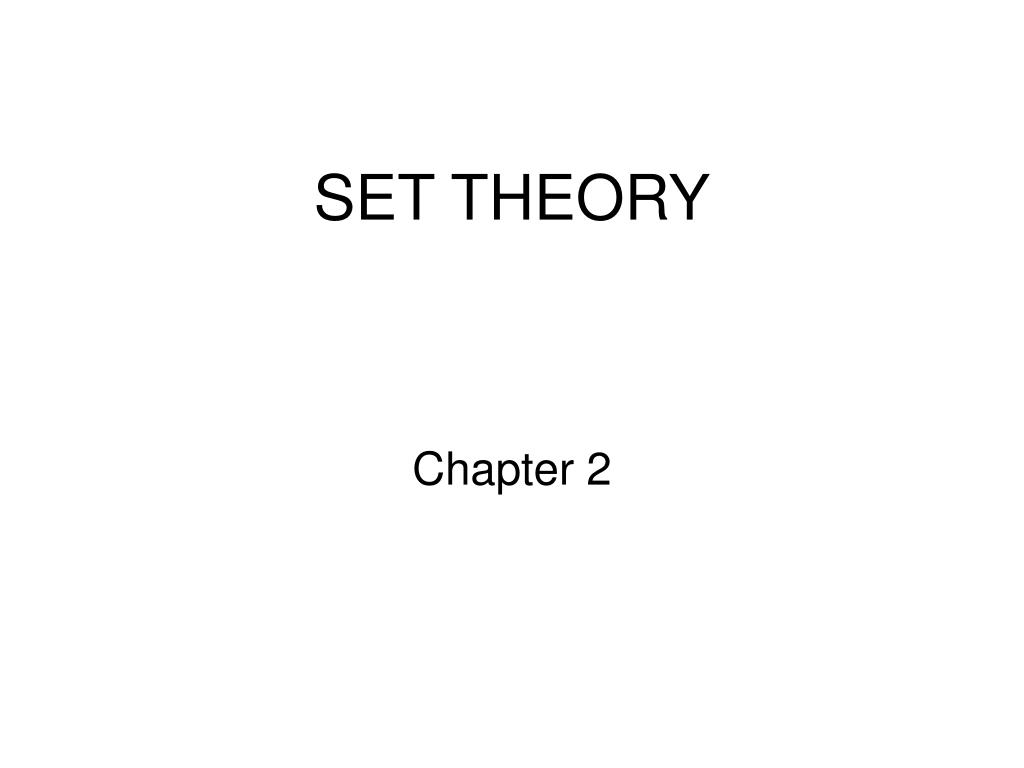 PPT - SET THEORY PowerPoint Presentation, free download - ID:286265