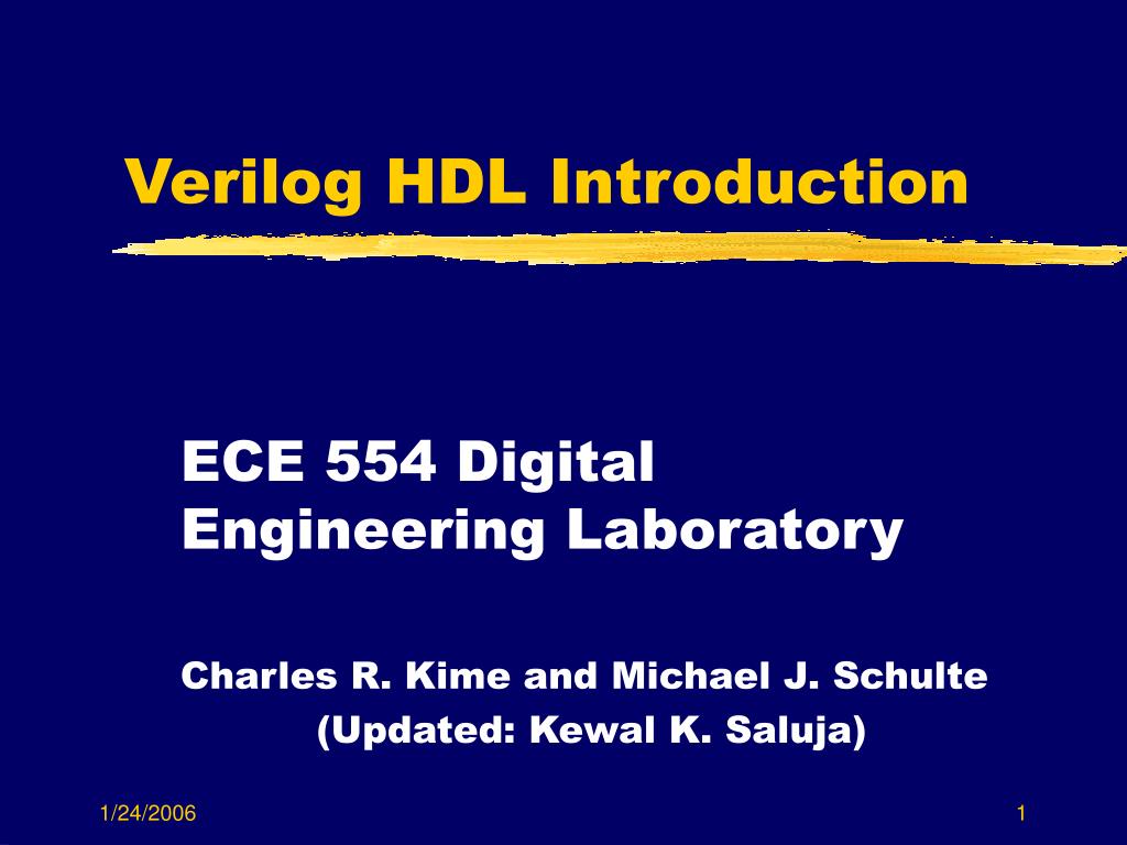 PPT - Verilog HDL Introduction PowerPoint Presentation, free download ...