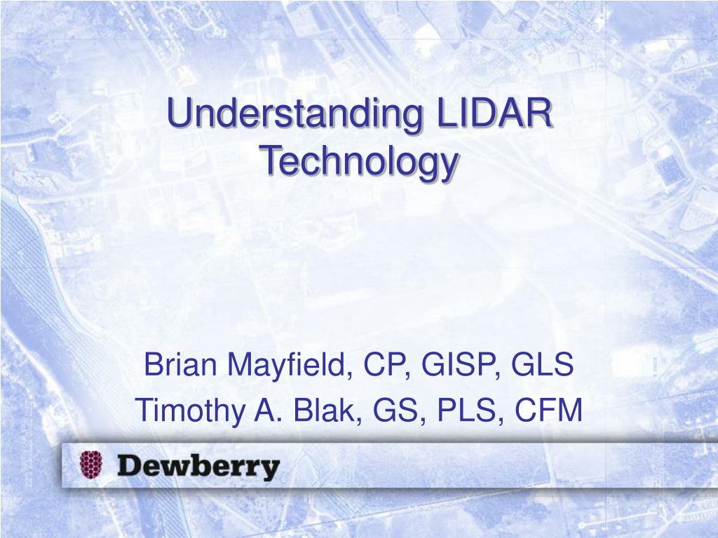 PPT - Understanding LIDAR Technology PowerPoint Presentation, free ...
