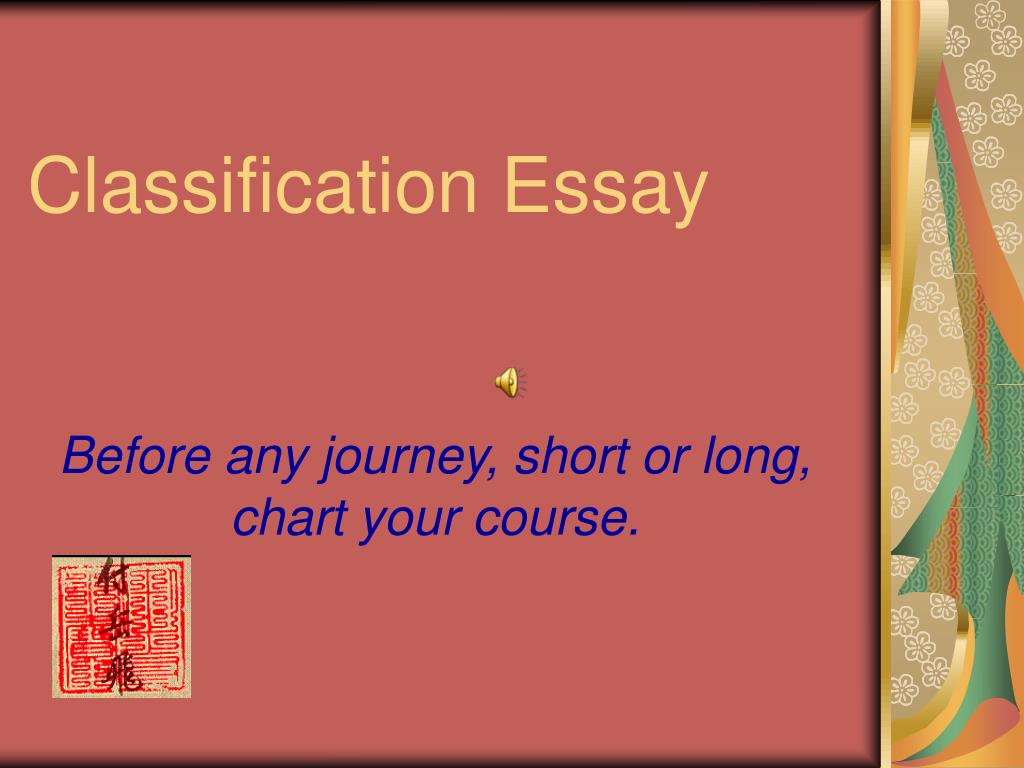 PPT - Classification Essay PowerPoint Presentation, free download - ID ...