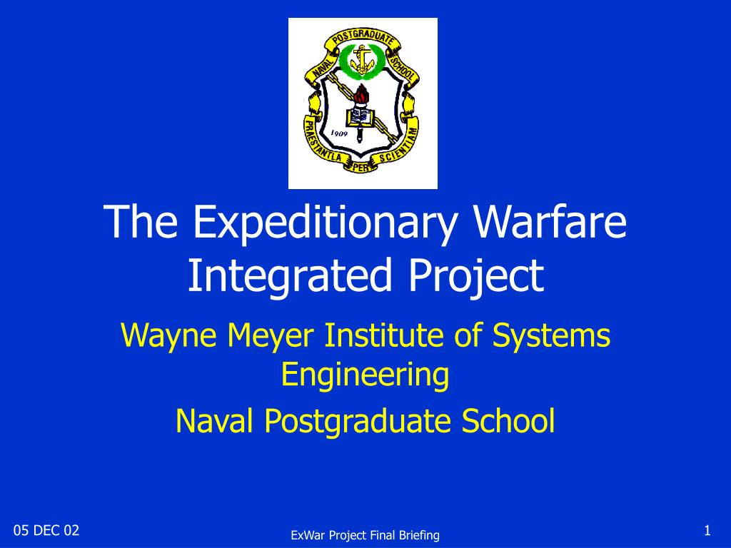 PPT - The Expeditionary Warfare Integrated Project PowerPoint ...