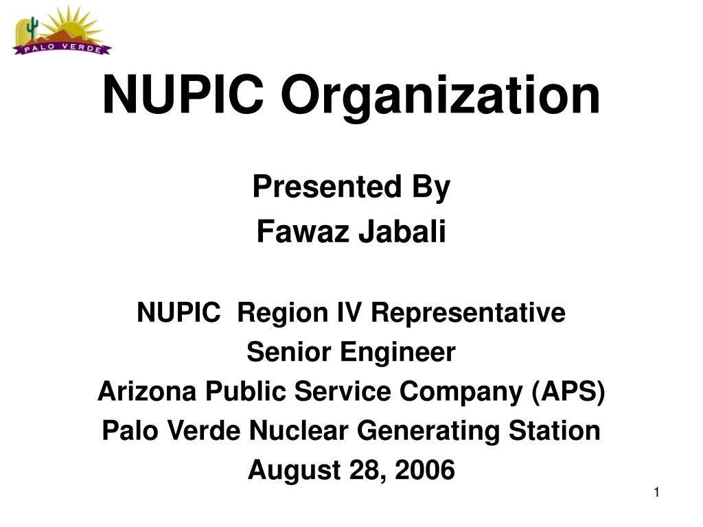 PPT - NUPIC Organization PowerPoint Presentation, free download - ID:290313