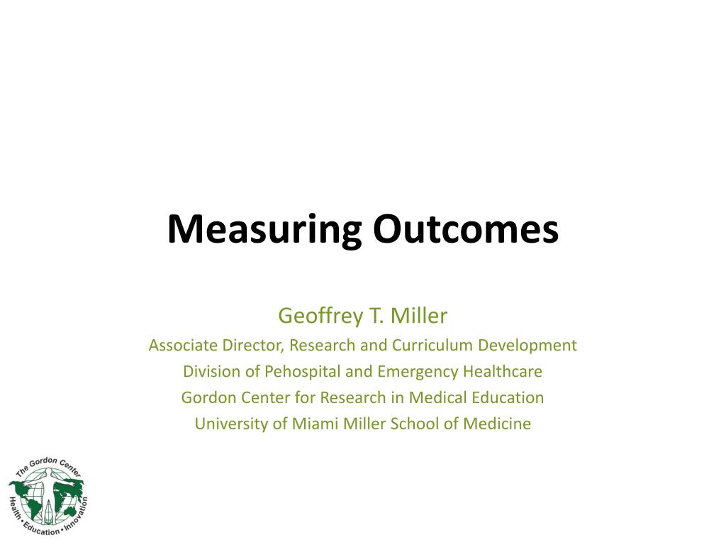 PPT - Measuring Outcomes PowerPoint Presentation, free download - ID:291532