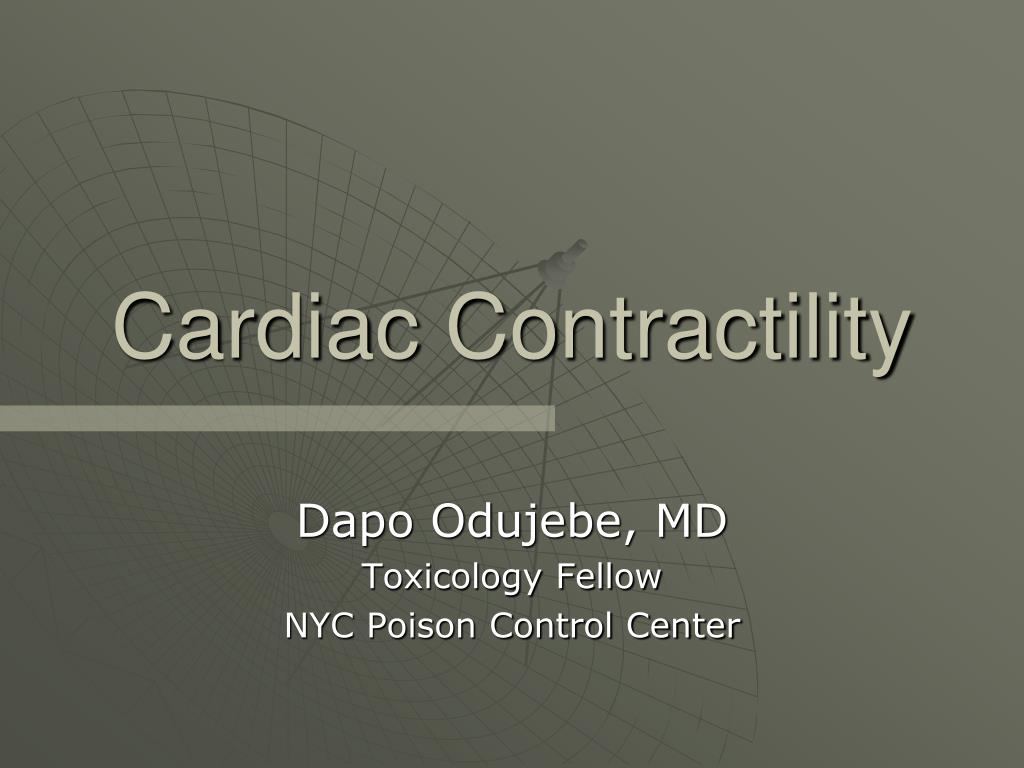 PPT - Cardiac Contractility PowerPoint Presentation, free download - ID ...