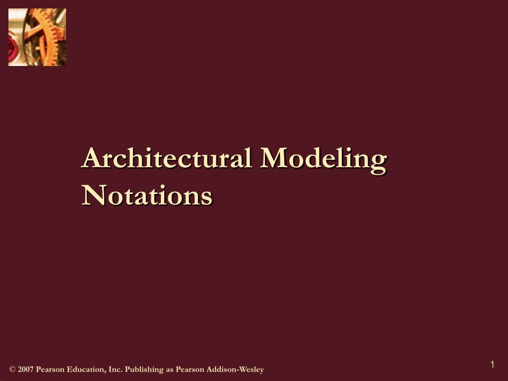 PPT - Architectural Modeling Notations PowerPoint Presentation, free ...