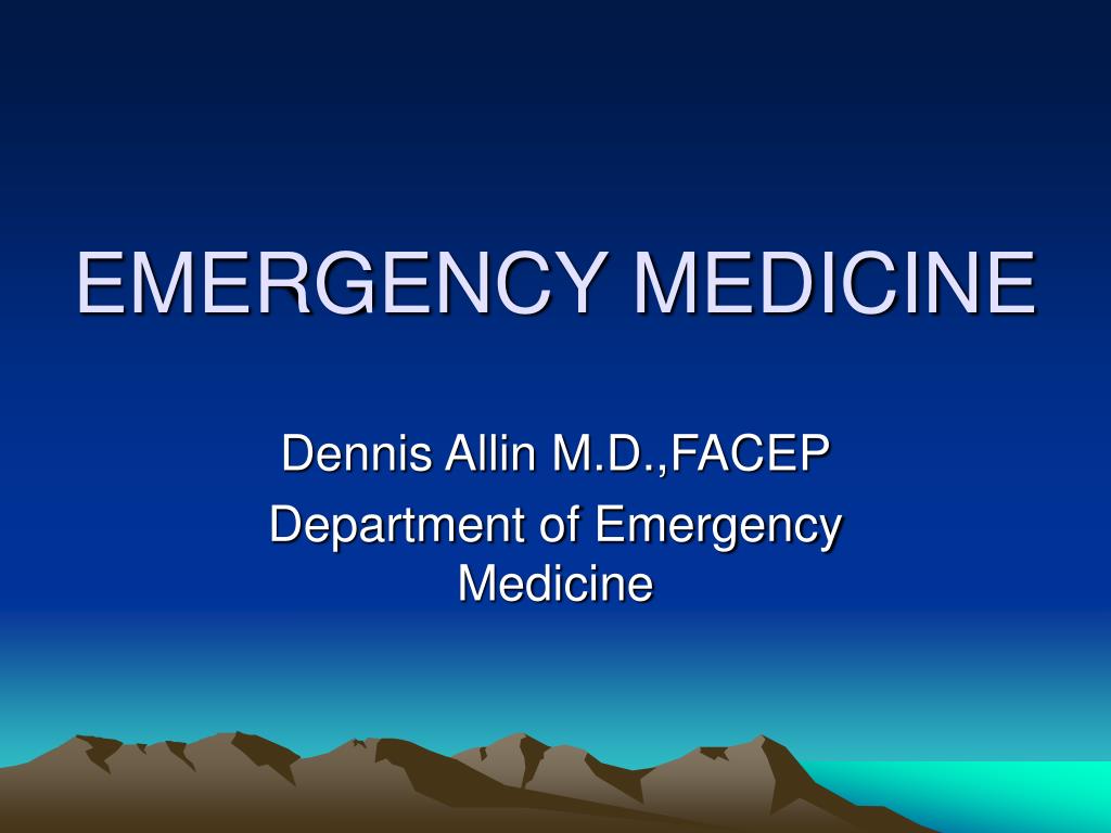 PPT - EMERGENCY MEDICINE PowerPoint Presentation, free download - ID:29762