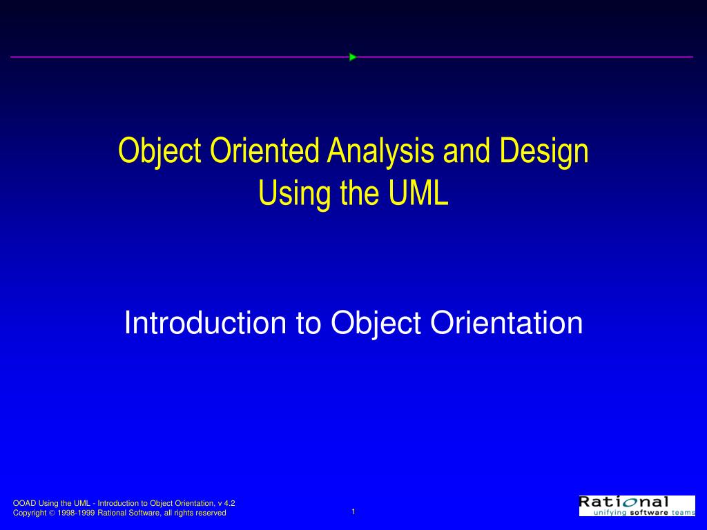 PPT - Object Oriented Analysis and Design Using the UML PowerPoint ...