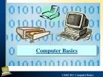 PPT - Computer Basics 1 PowerPoint Presentation, free download - ID:1729971
