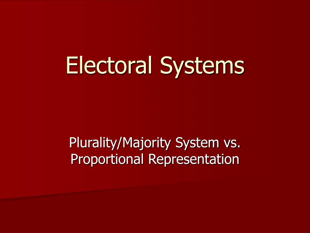 PPT - Electoral Systems PowerPoint Presentation, free download - ID:297948
