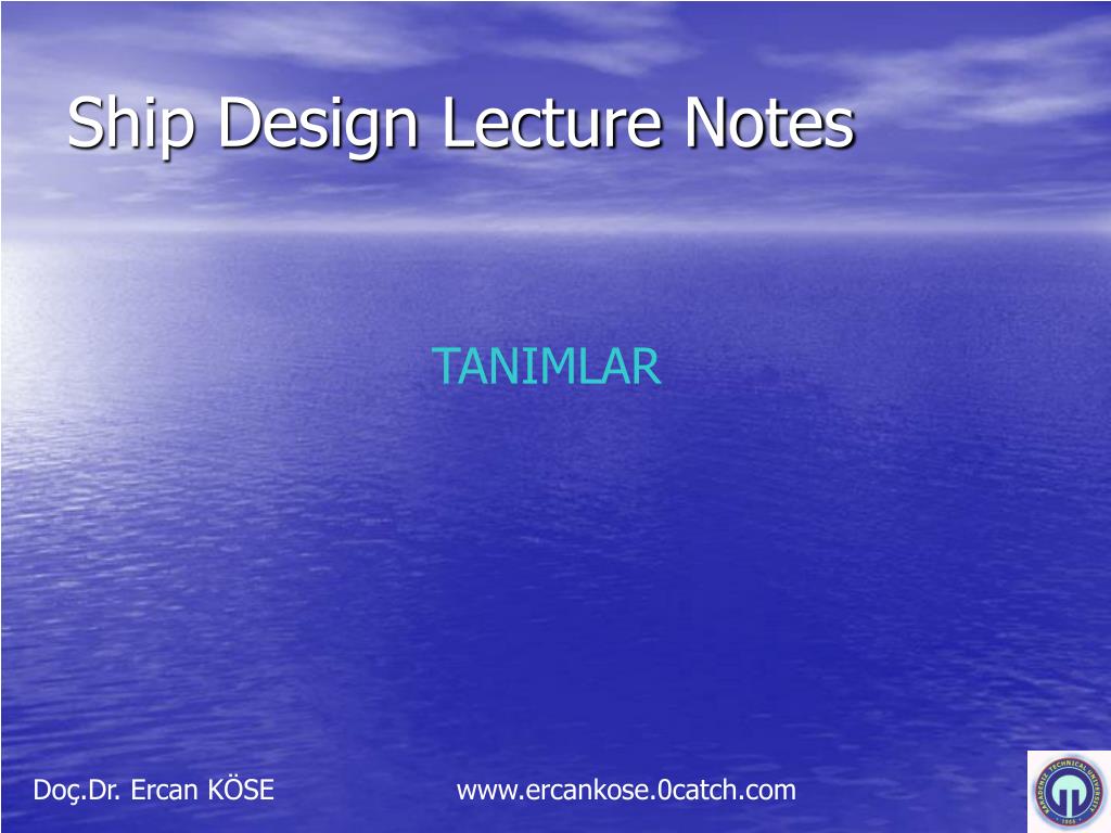 PPT - Ship Design Lecture Notes PowerPoint Presentation, free download ...
