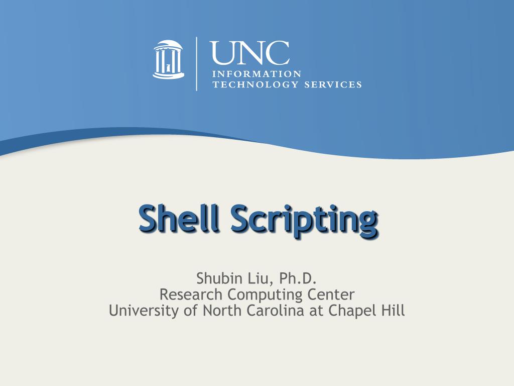 PPT - Shell Scripting PowerPoint Presentation, free download - ID:300380