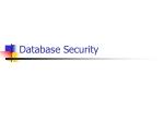 PPT - Chapter 6 – Database Security PowerPoint Presentation, free ...