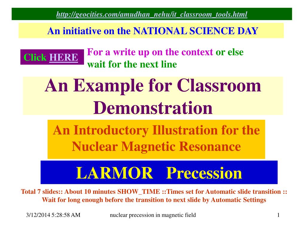 PPT - An Example for Classroom Demonstration PowerPoint Presentation ...