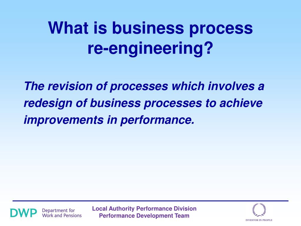 PPT - What is business process re-engineering? PowerPoint Presentation ...