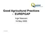 PPT - Good Hygiene practices (GHP) & Good Manufacturing Practices (GMP ...