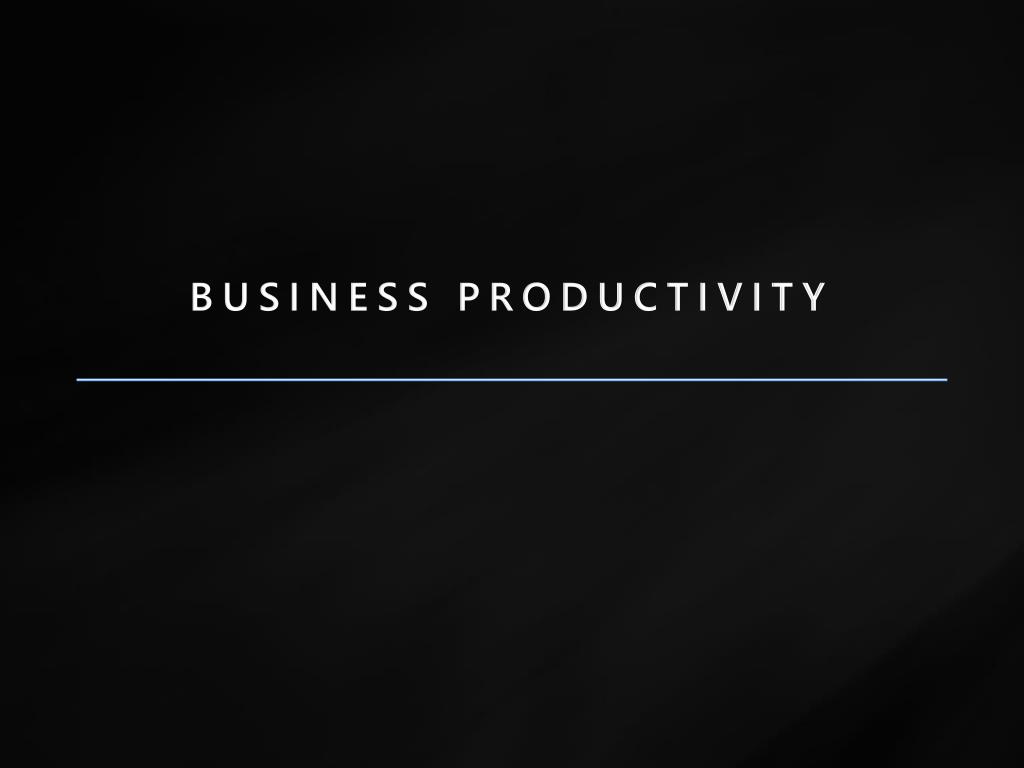 PPT - BUSINESS PRODUCTIVITY PowerPoint Presentation, free download - ID ...