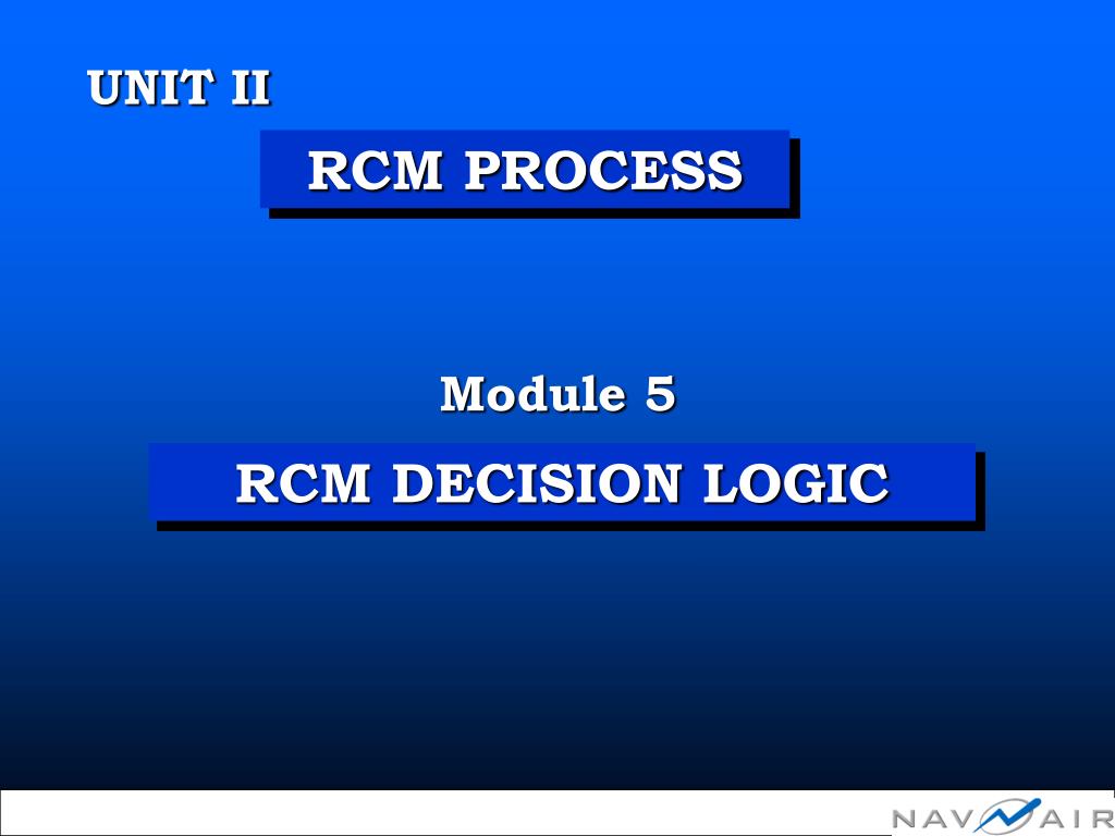 PPT - RCM DECISION LOGIC PowerPoint Presentation, free download - ID:311525