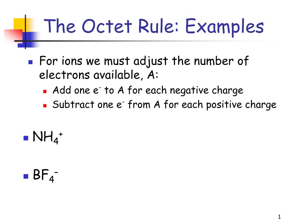 PPT - The Octet Rule: Examples PowerPoint Presentation, free download ...