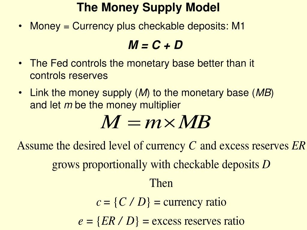 PPT - The Money Supply Model PowerPoint Presentation, free download ...