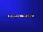 PPT - An Introduction to PL/SQL PowerPoint Presentation, free download ...