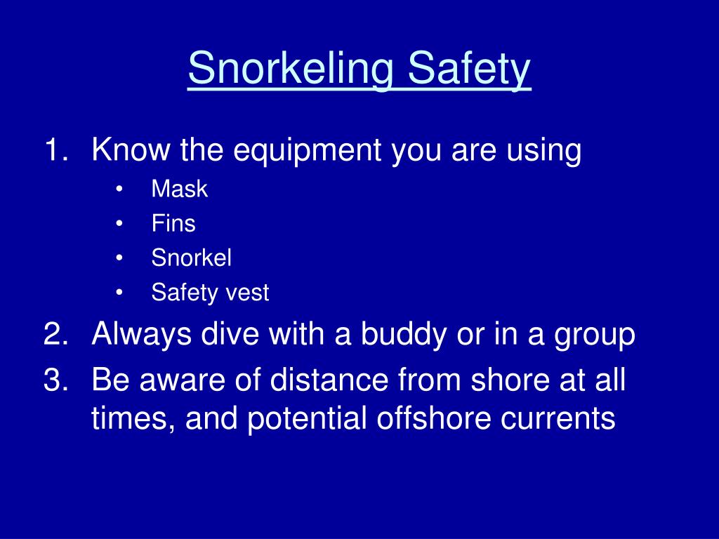 PPT - Snorkeling Safety PowerPoint Presentation, free download - ID:314250