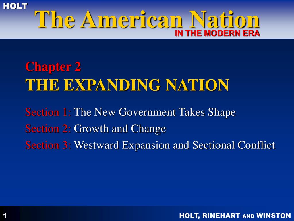 PPT - Chapter 2 THE EXPANDING NATION PowerPoint Presentation, free ...