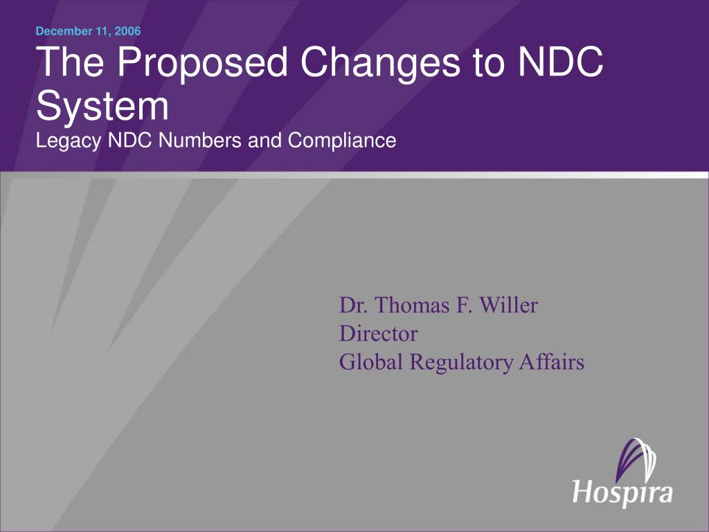 PPT - The Proposed Changes to NDC System PowerPoint Presentation, free ...